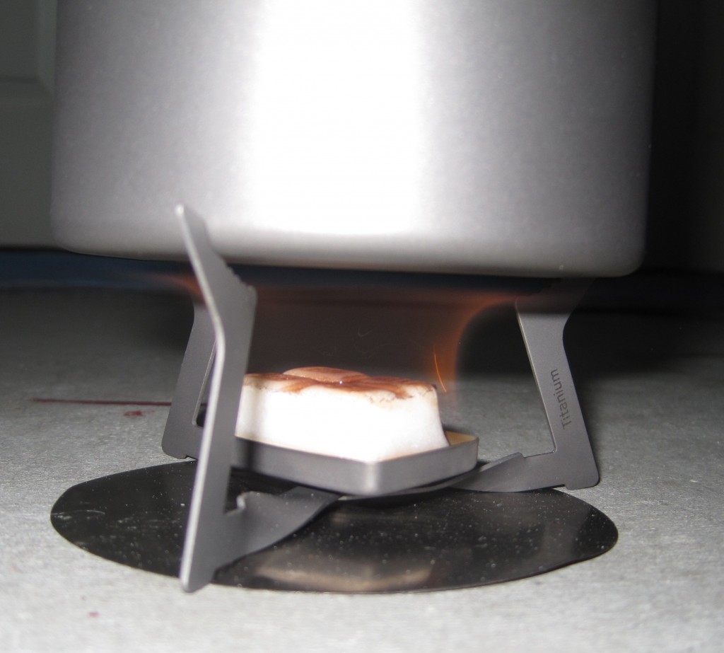 LiteTrail Titanium Solid Fuel Cook System - PopUpBackpacker