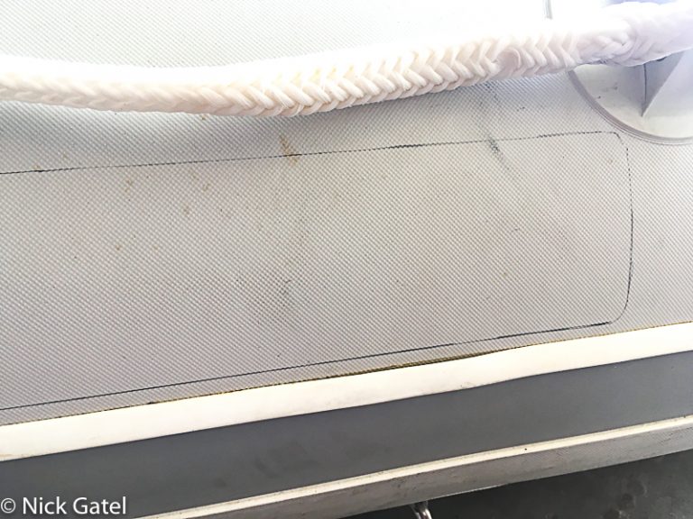 Inflatable Boat Hull ID Plate Solution - PopUpBackpacker