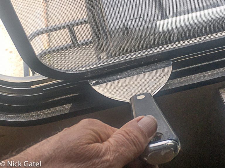 How to Repair a RV Window Screen - PopUpBackpacker