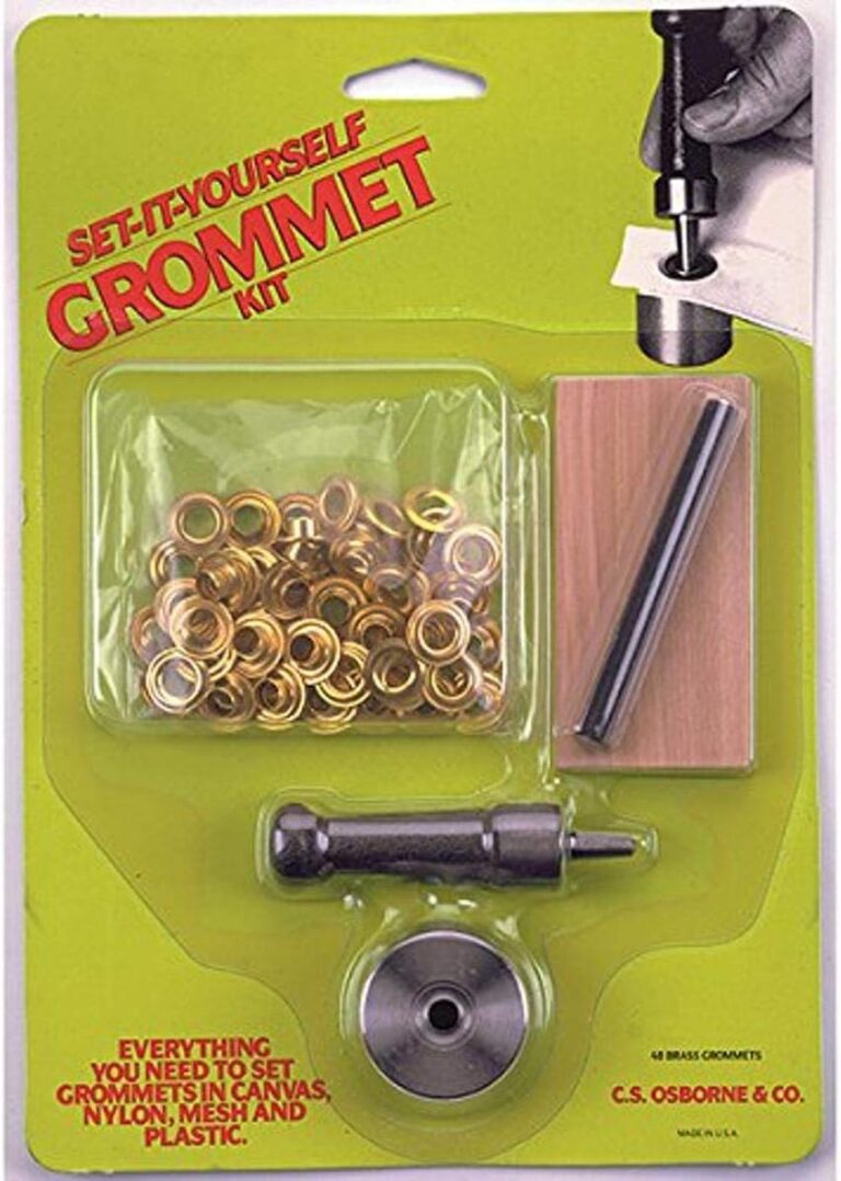 How To Install Grommets In Fabric and Leather - PopUpBackpacker