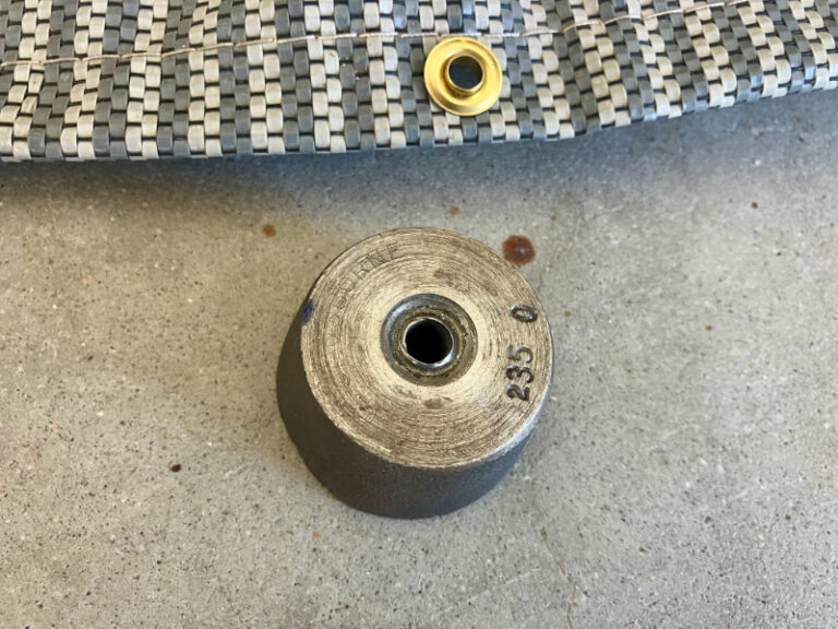 How To Install Grommets In Fabric and Leather - PopUpBackpacker